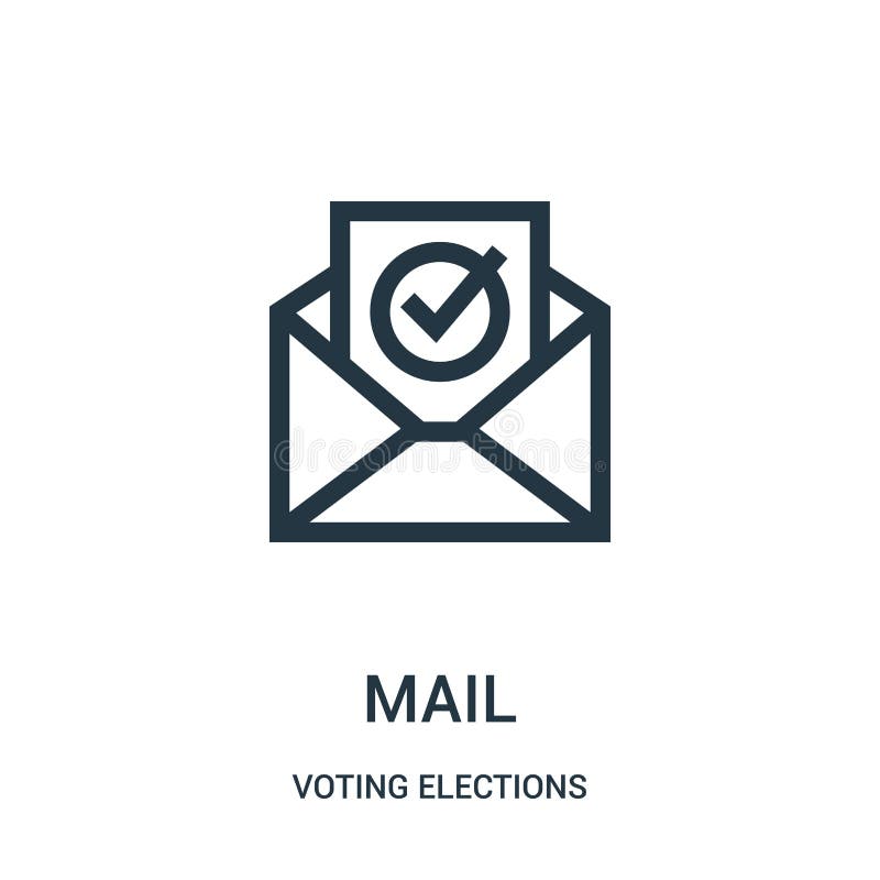 Newsletter Icon Vector from Influencer Collection. Thin Line Newsletter ...