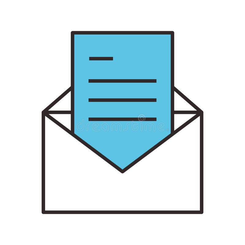 Mail letter message stock vector. Illustration of envelope - 230280792