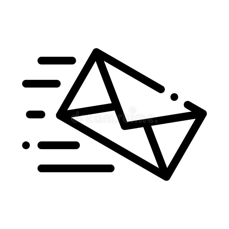 Mail Letter Postal Transportation Company Icon Vector Illustration ...