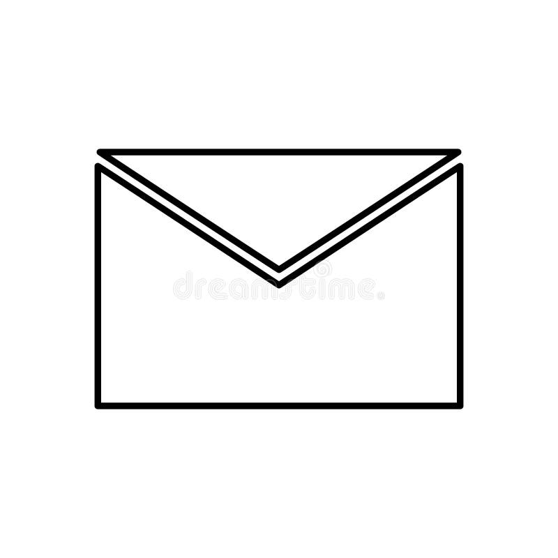 Mail letter symbol stock illustration. Illustration of postal - 83263931