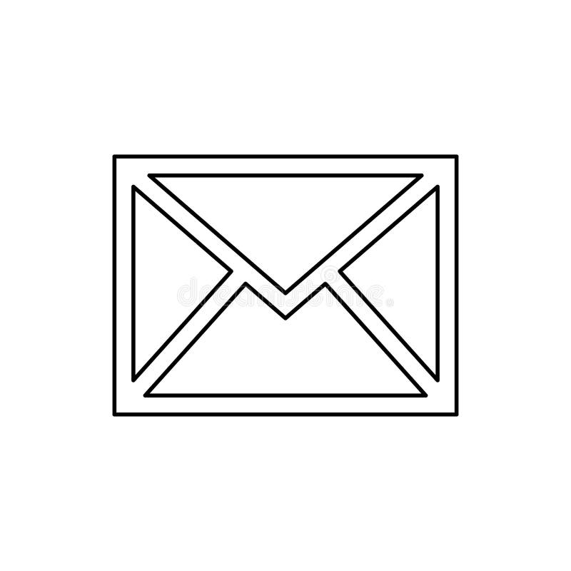 Mail letter symbol stock illustration. Illustration of postal - 83263931