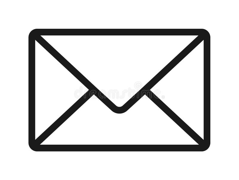 Mail line icon stock vector. Illustration of background - 137644867