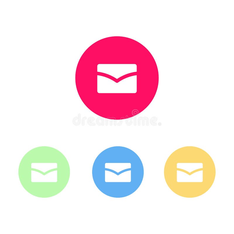 Mail Logo or Icon stock vector. Illustration of message - 79151718