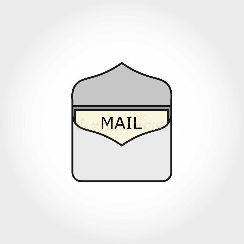 Mail Logo or Icon stock vector. Illustration of design - 79151928