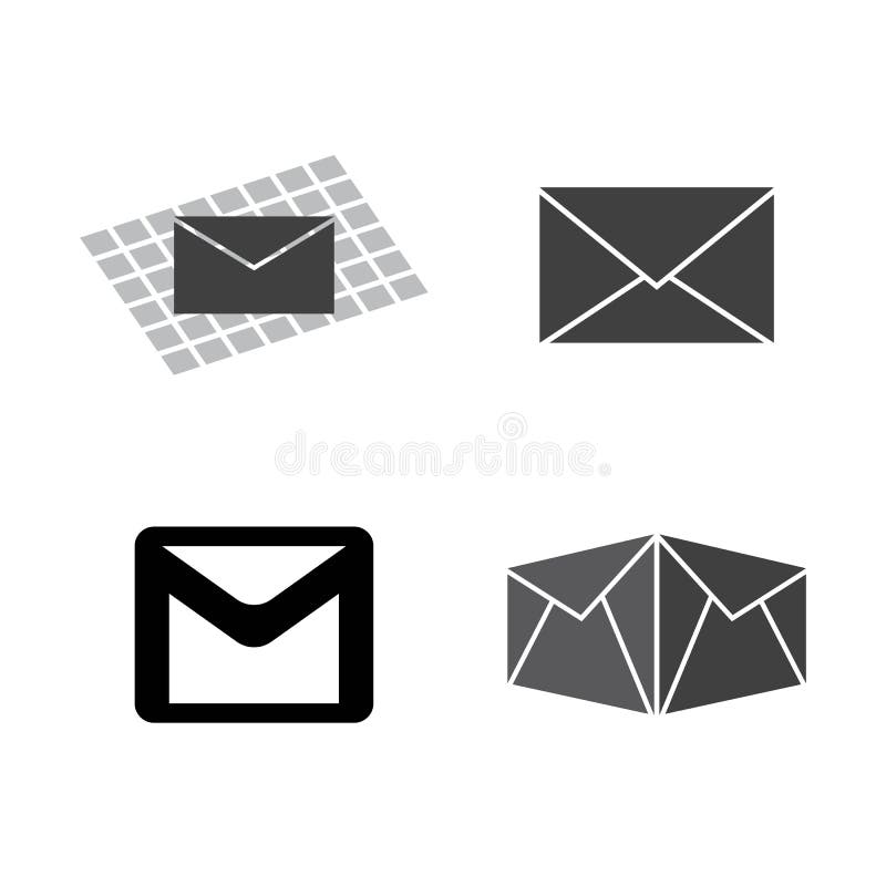 Mail logo vector stock vector. Illustration of contour - 247594700