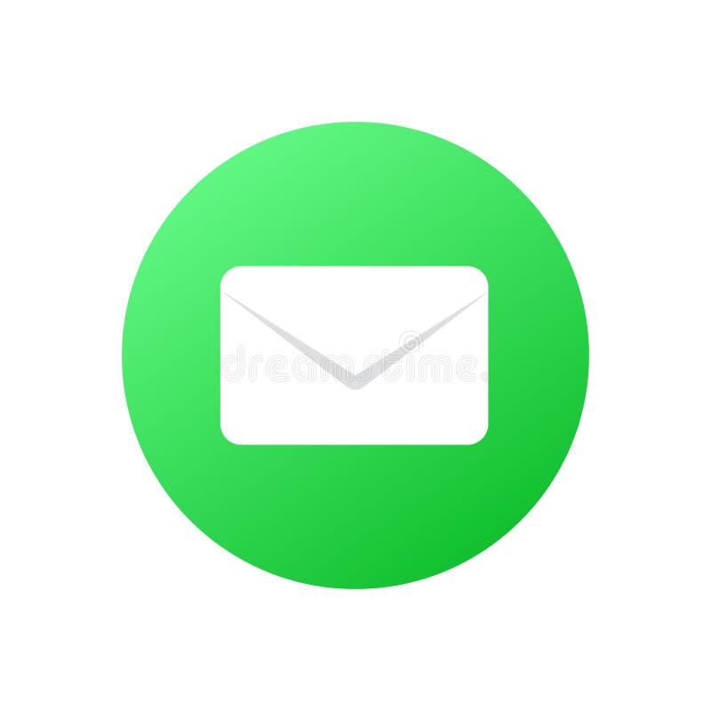 Mail, Message Envelope Icon Vector for Web or Mobile App Stock Vector ...