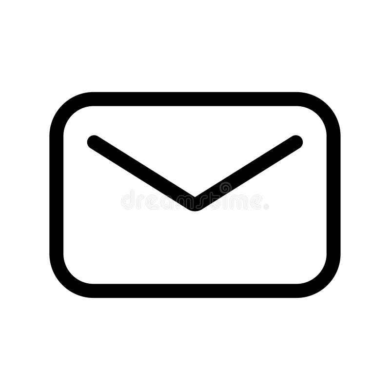 Mail, message icon stock vector. Illustration of designed - 219805609