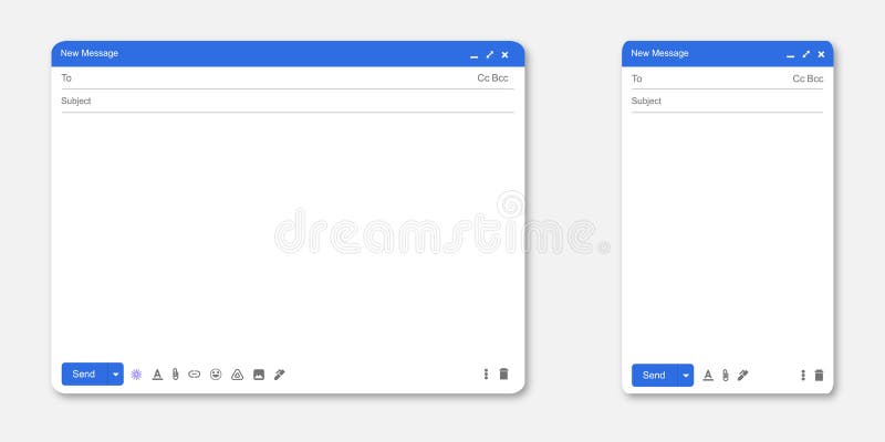 Gmail Mockup Stock Illustrations – 89 Gmail Mockup Stock Illustrations ...