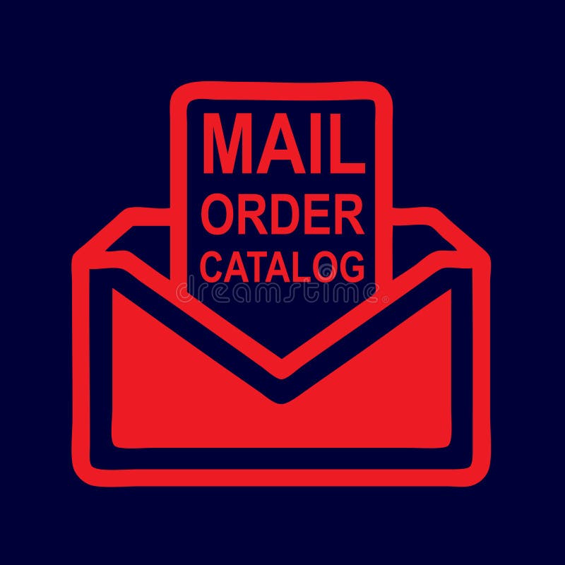 Mail Order Catalog stock vector. Illustration of number - 331564383