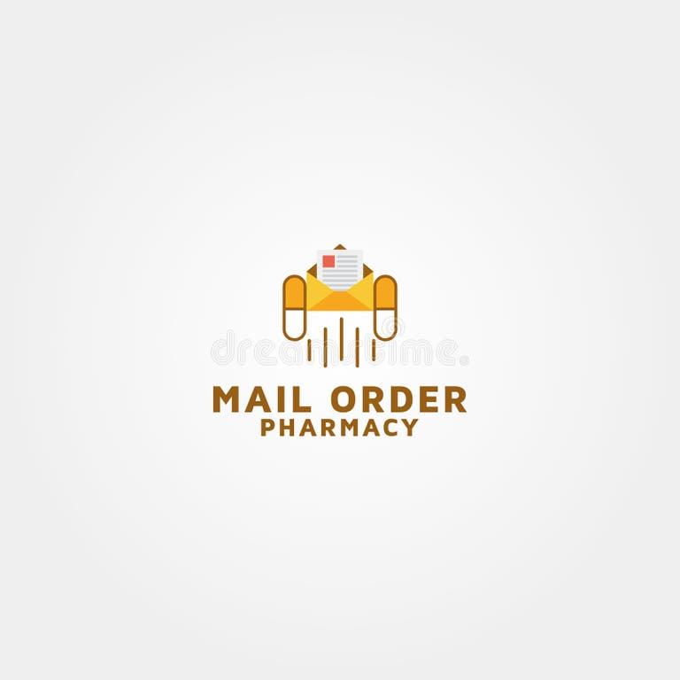 Mail Order Pharmacy Logo Vector Logo Design Template Stock Vector ...