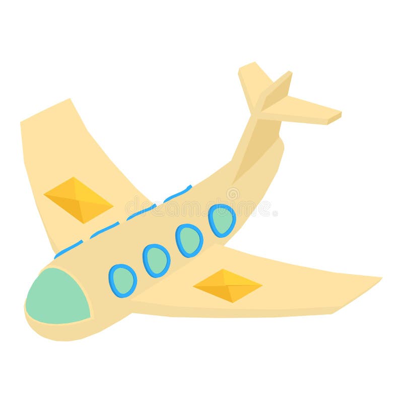 Mail Plane Icon, Isometric 3d Style Stock Vector - Illustration of ...