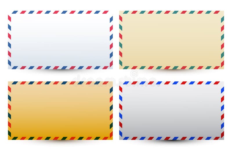 Mail Postal Envelope Vector Illustration Stock Vector - Illustration of ...