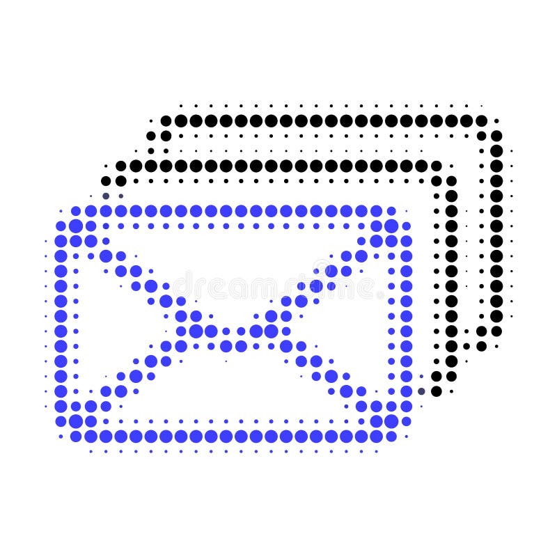 Mail Queue Halftone Dotted Icon Stock Vector - Illustration of card ... Mail Queue Halftone Dotted Icon Stock Vector - Illustration of card ...