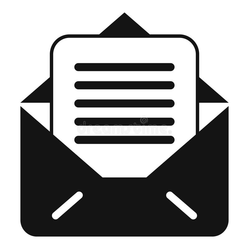 Mail Record Keeping Icon Simple Vector. Screen Plan Stock Vector ...