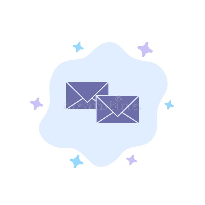 Mail, Reply, Forward, Business, Correspondence, Letter Blue Icon on ...