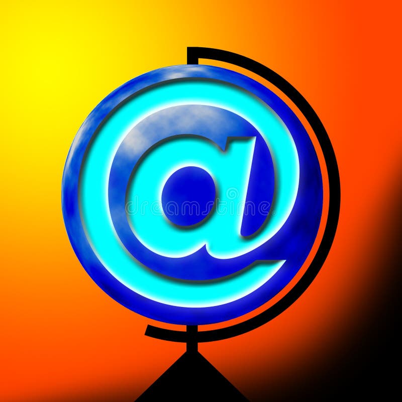 Mail sign stock illustration. Illustration of business, sign - 68684