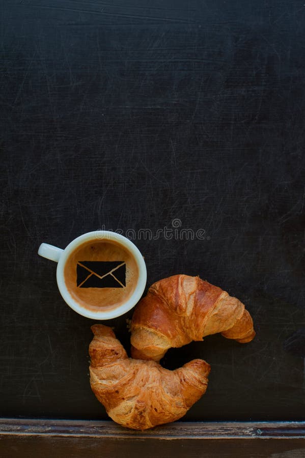 Mail sign coffee stock image. Image of gourmet, latte - 51189721