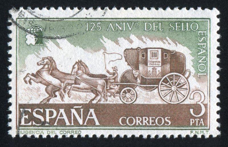 Mail in the stagecoach editorial image. Image of square - 73396760