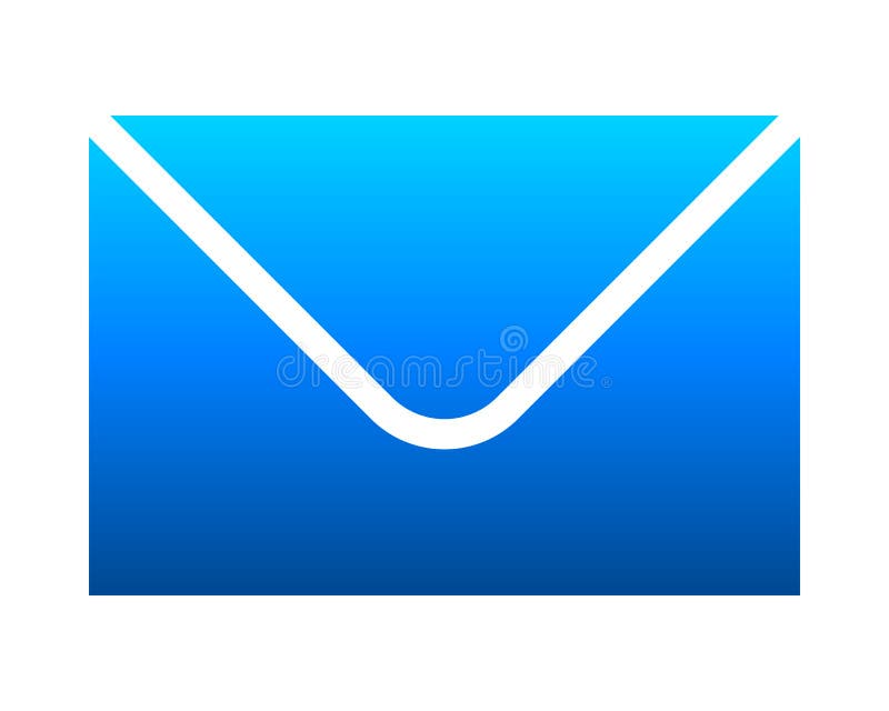 Mail Icon Png Blue