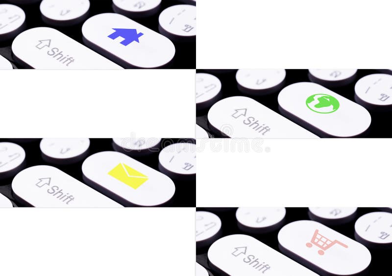 Mail symbol on keyboard stock photo. Image of laptop - 69128650