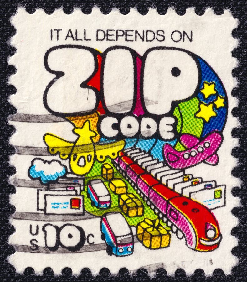 Mail Transport Car, Plane, Train on a 1974 USA Vintage Postage Stamp ...