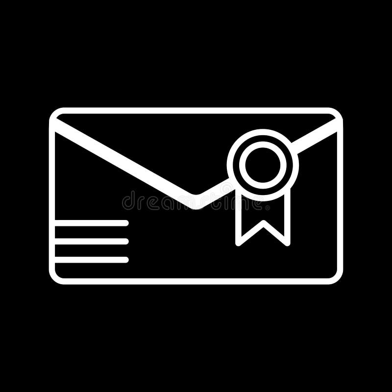 Post Mark Glyph Icon. Letter Postage Sticker. Postal Service Vector ...