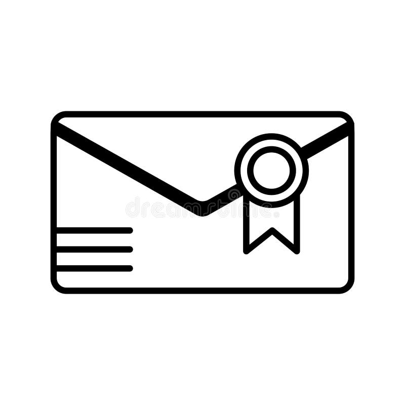 Mail Vector Icon. Envelope Symbol. Post Isolated on White Background ...