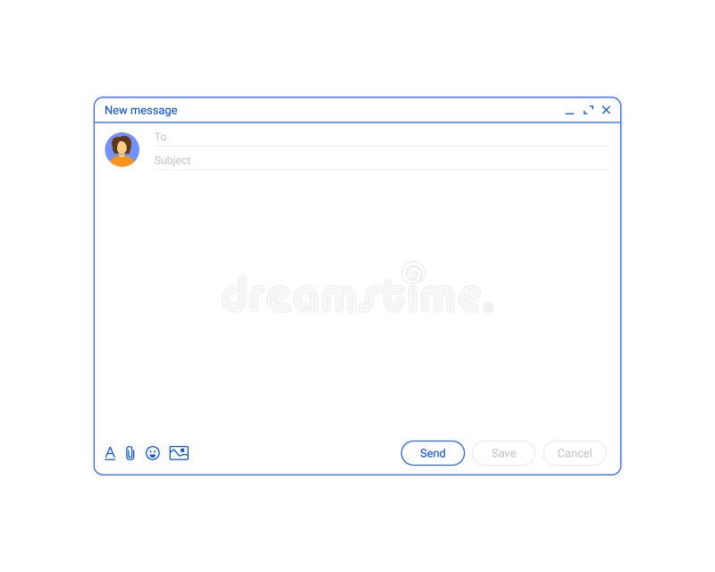 Mock Email Screen Stock Illustrations – 300 Mock Email Screen Stock ...