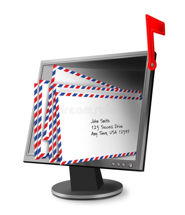 Mailbox Red Flag Stock Illustrations – 1,795 Mailbox Red Flag Stock ...