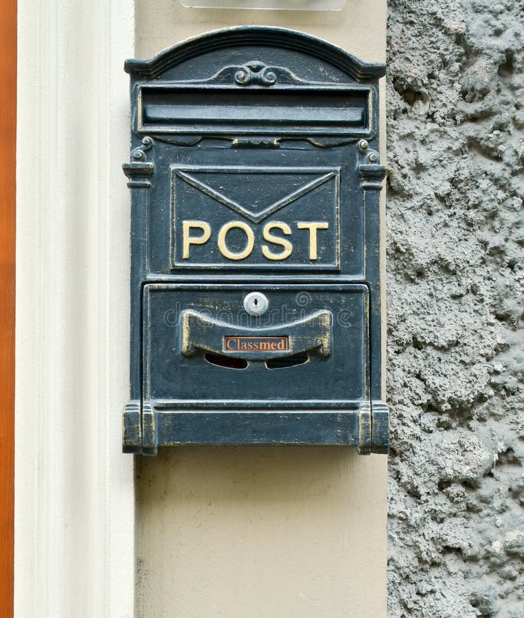 Historic German Mailbox stock image. Image of cute, germany - 458899