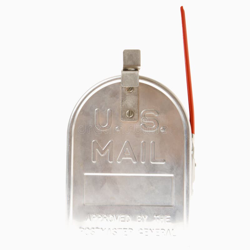Mailbox. stock photo. Image of white, communications, cutout - 3532132