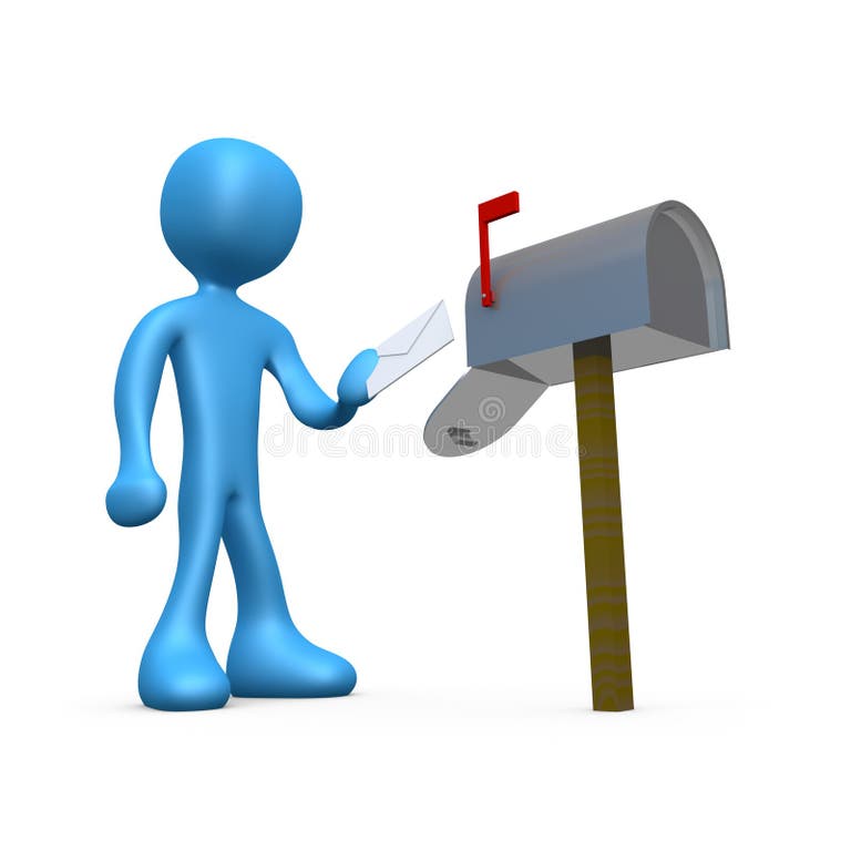 Mailbox Person Stock Illustrations – 2,127 Mailbox Person Stock ...