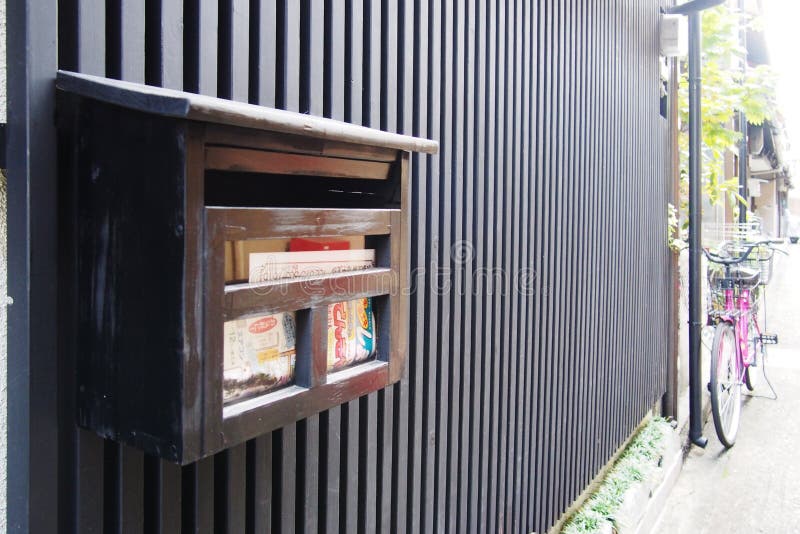 Mailbox stock photo. Image of outdoor, fence, combination - 46709056