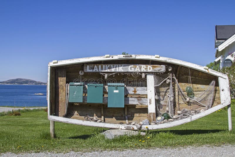 Mailbox Collection in the Mediterranean Style Stock Image - Image of ...