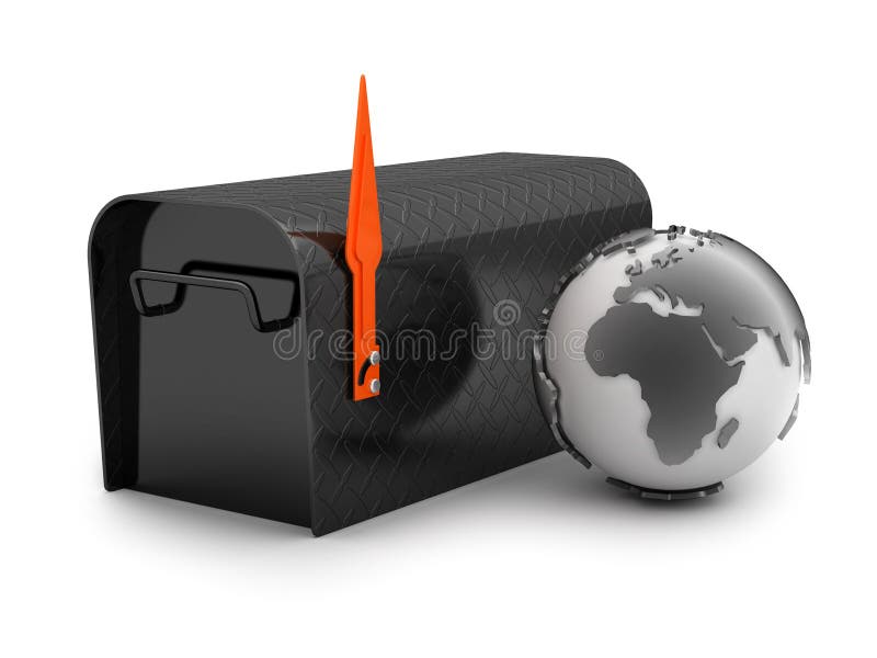 Global Mail Concept Earth Globe Mailbox Stock Illustrations – 104 ...