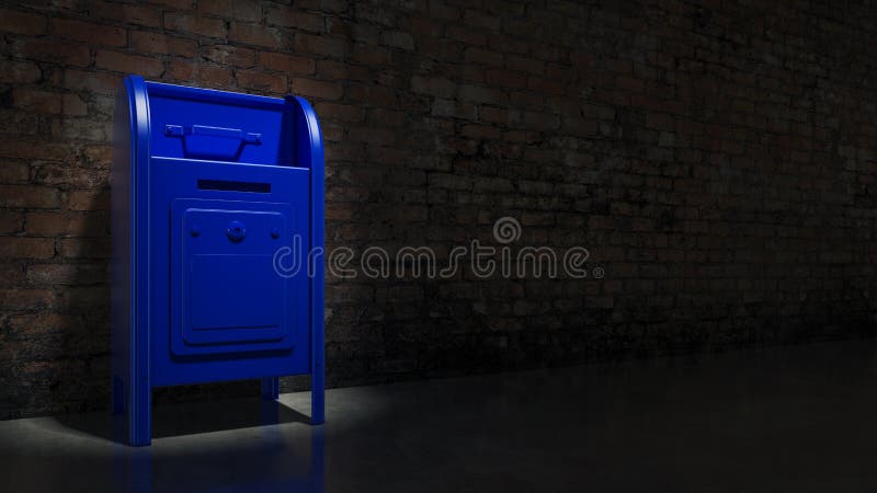 Mailbox dropbox stock illustration. Illustration of mailbox - 44896133