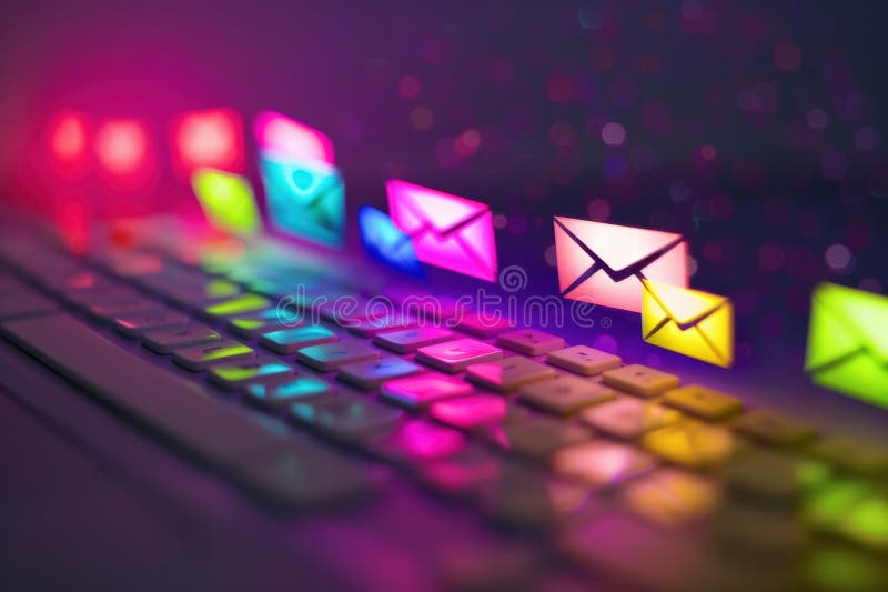 Mailbox and Envelope Combination Representing Modern and Traditional ...