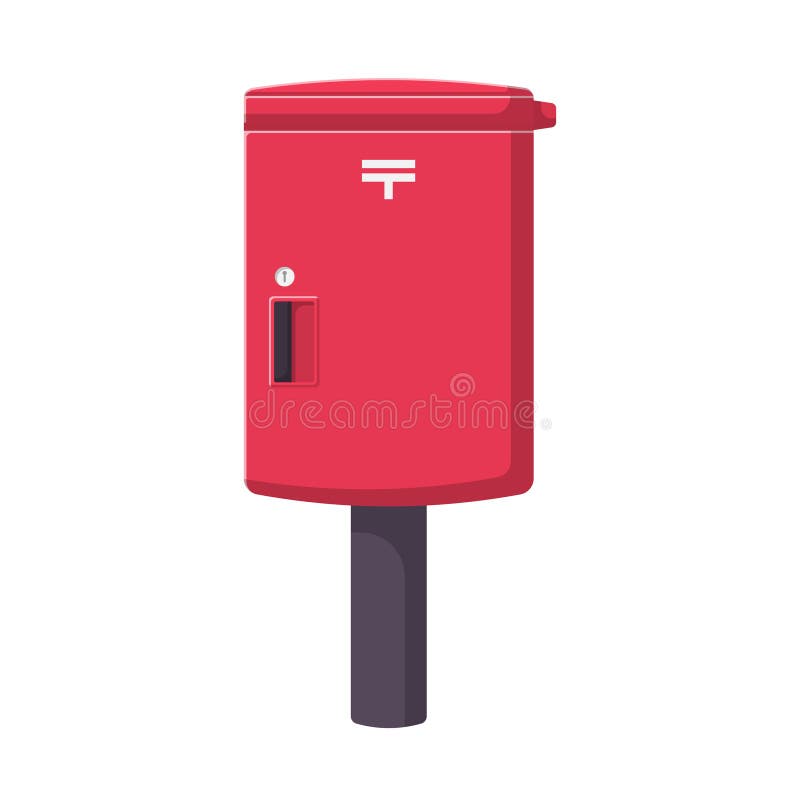 Mailbox Flat Illustration. Clean Icon Design Element on Isolated White ...