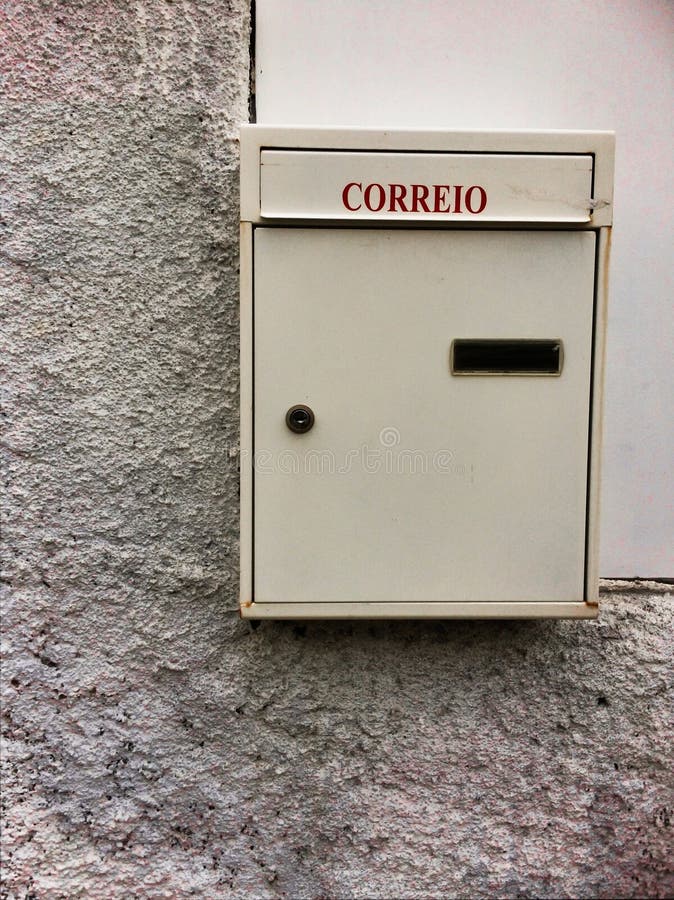 Mailbox front view stock photo. Image of postbox, city - 107299148