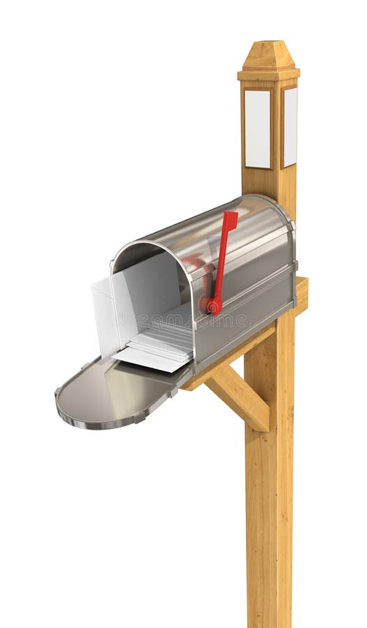 Mailbox . stock image. Image of full, rack, accepted - 63158257