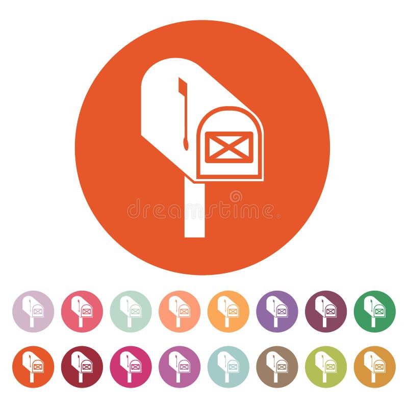 The Mailbox Icon. Mail, Postal, Post Office Symbol Stock Vector ...