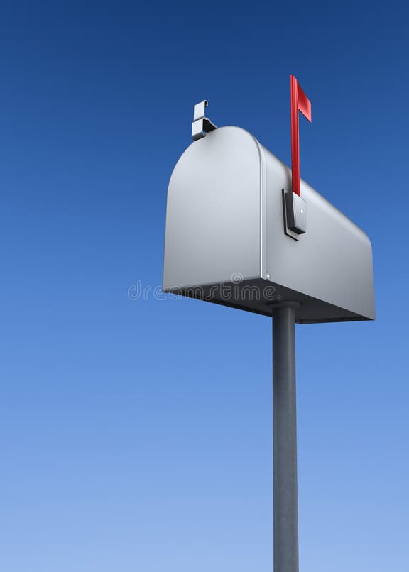 Mailbox illustration stock illustration. Illustration of shiny - 1620854