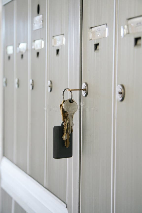 Mailbox and key stock image. Image of postal, mailbox - 1336771