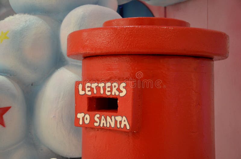 Mailbox for Letters To Santa Claus Stock Photo - Image of letterbox ...
