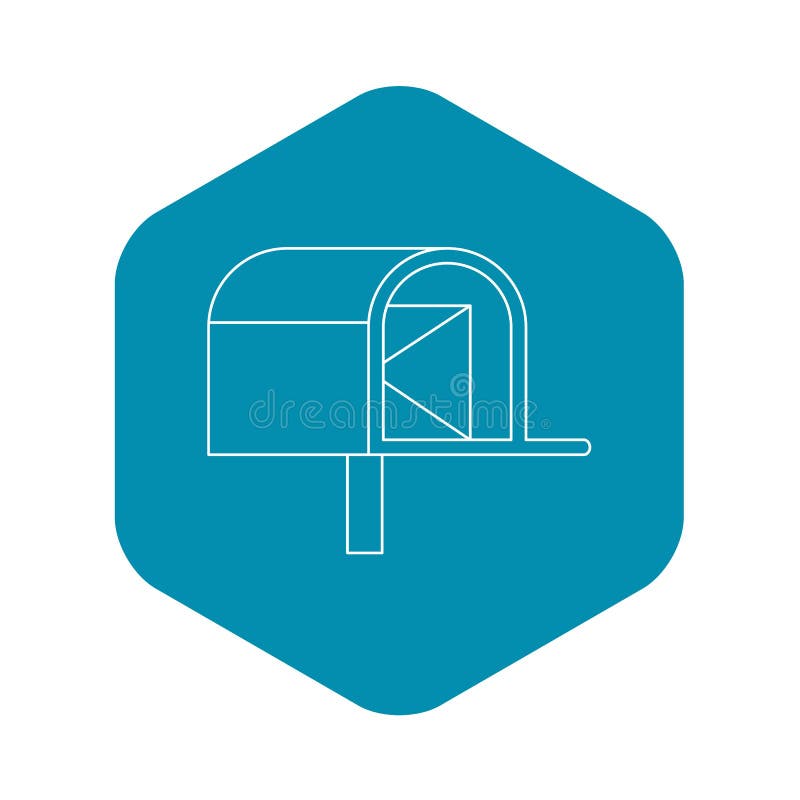 Mailbox Single Letter Inside Stock Illustrations – 163 Mailbox Single ...