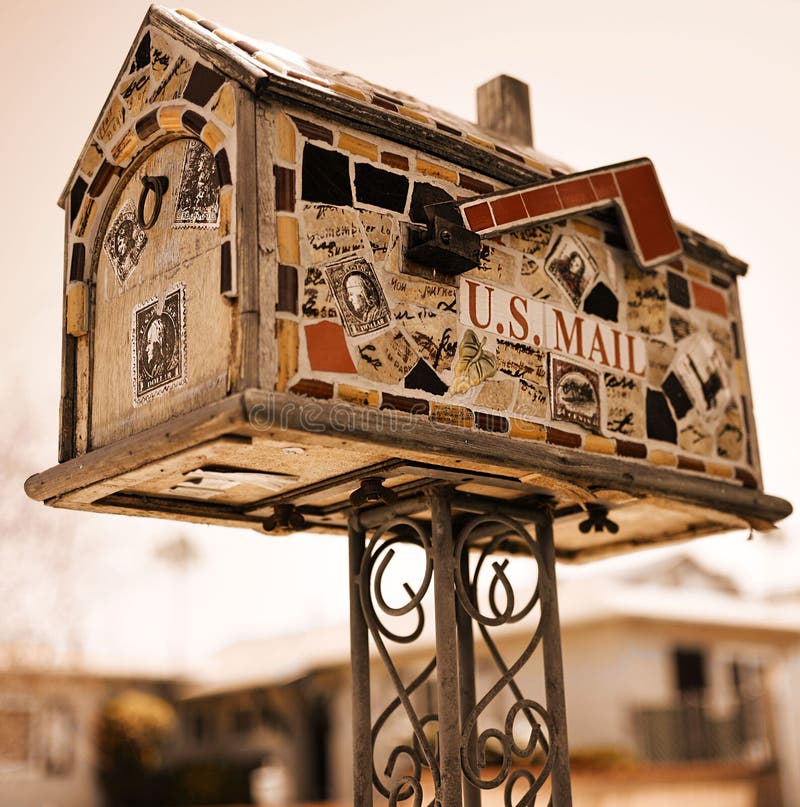 MailBox editorial photo. Image of mailman, white, mailbox - 55164131