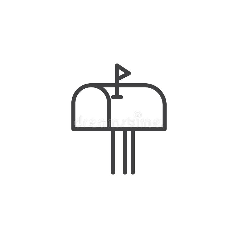 Mail Box Outline Stock Illustrations – 15,774 Mail Box Outline Stock ...
