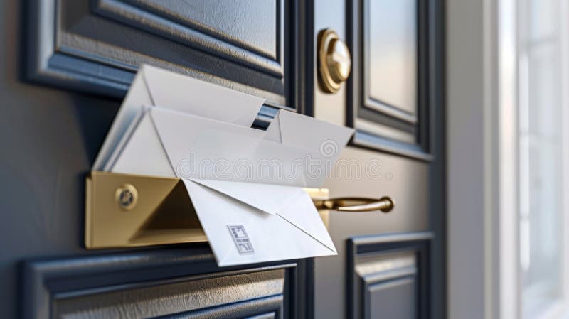 A Mailbox Overflowing with Letters.AI Generated Image Stock Photo ...
