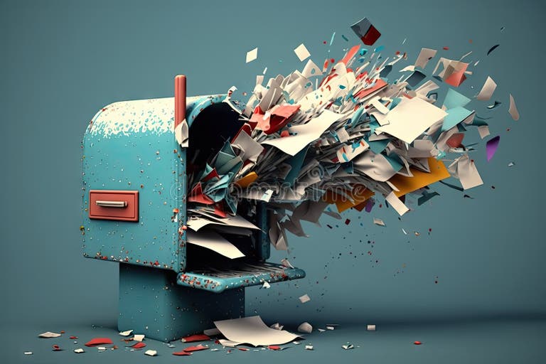 Overflowing Mail Stock Illustrations – 168 Overflowing Mail Stock ...