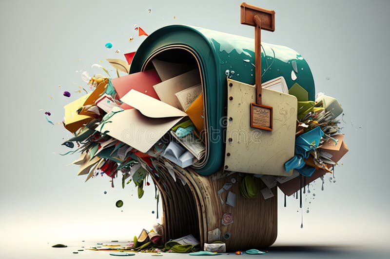Overflowing Mailbox Stock Illustrations – 68 Overflowing Mailbox Stock ...